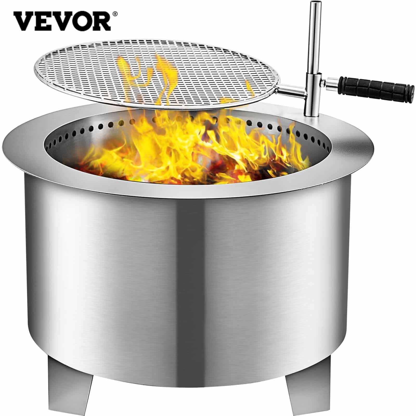 A Smoke-Free, Grilling Adventure: The Vevor Fire Pit with Grill Review