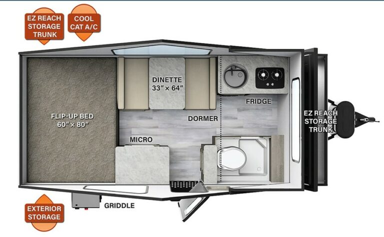 Stunning Pop Up Camper Floor Plans Photos