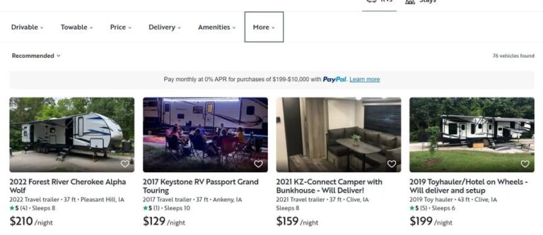 RV Rental Prices: How Much Does it Cost to Rent an RV?